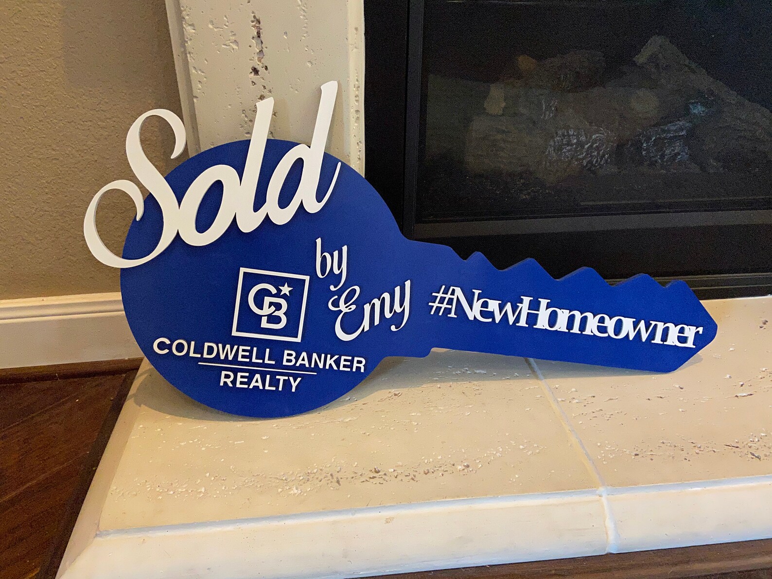 Realtor Sold Key Sign Key Shape Sold Sign Realtor Key Photo | Etsy