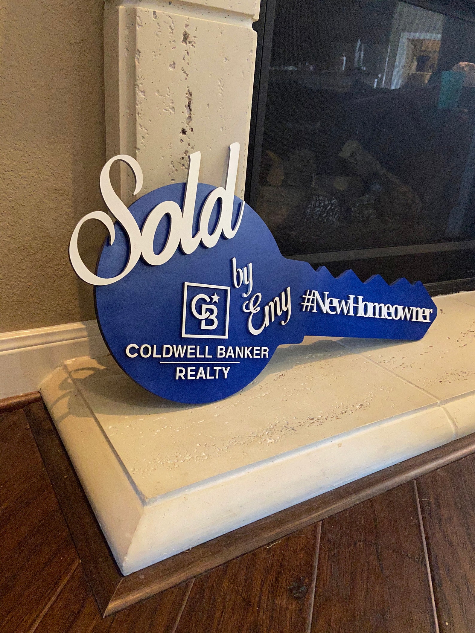 Realtor Sold Key Sign Key Shape Sold Sign Realtor Key Photo | Etsy