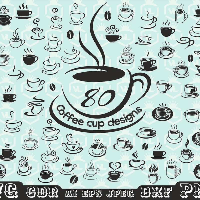 Mug Doodles Clipart - Etsy UK