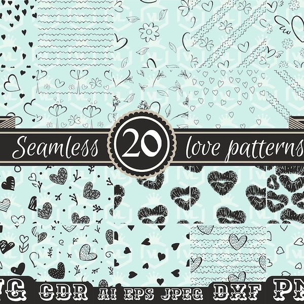 Heart Background Svg - Etsy