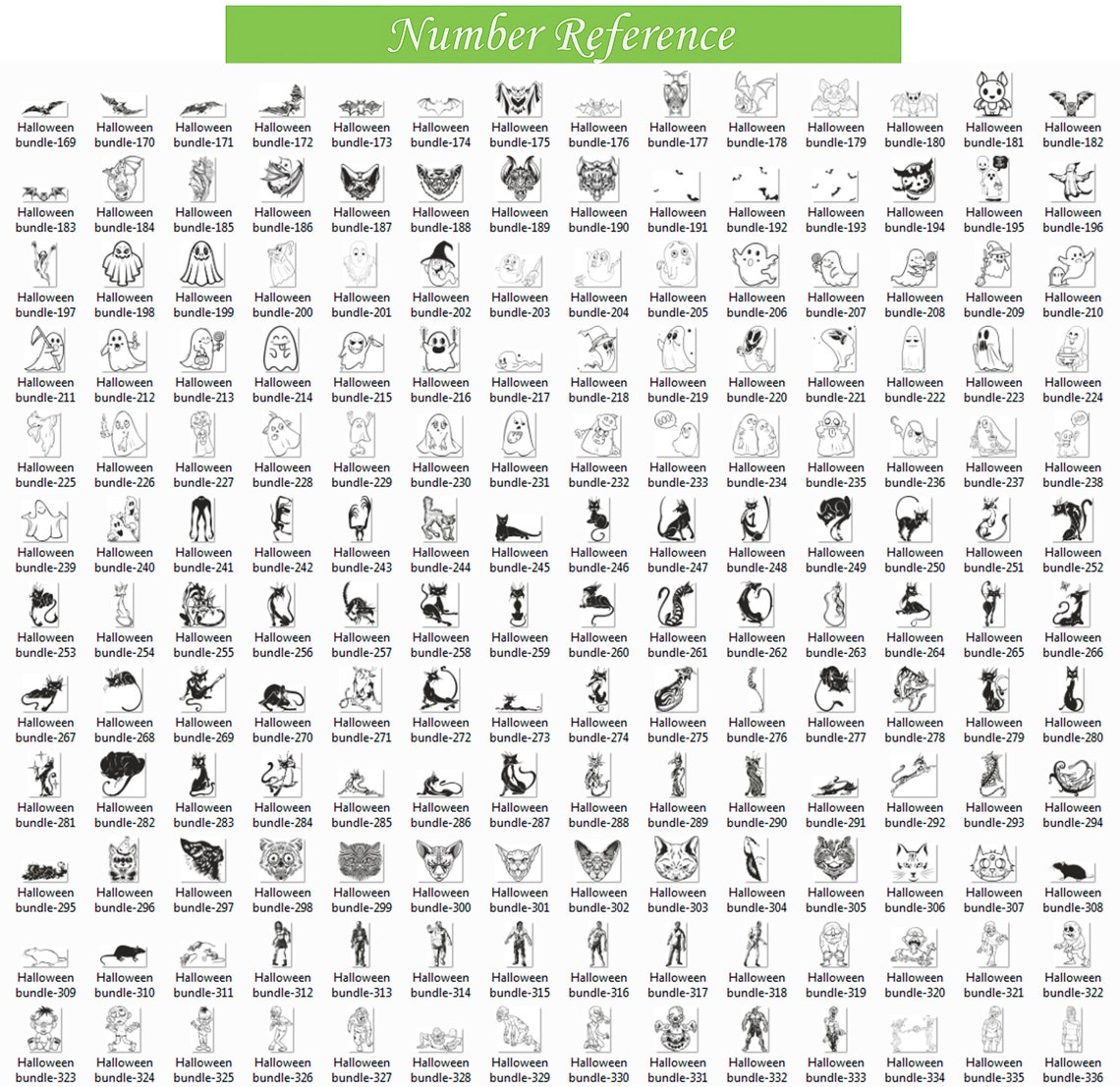 Halloween Procreate Stamp Brushes Ghosts Pumpkins Bats Ghost - Etsy