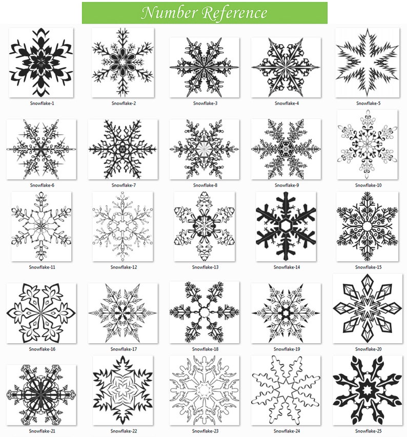 Snowflake Brushes for Photoshop ( Usable in Procreate 5 ) and ...