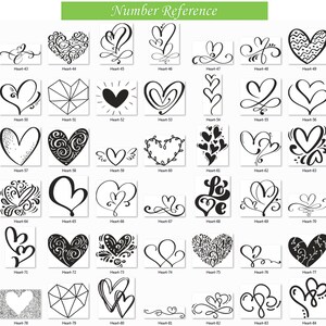 Heart Procreate Stamp Brushes, Love Procreate Stamps, Valentine's Day ...