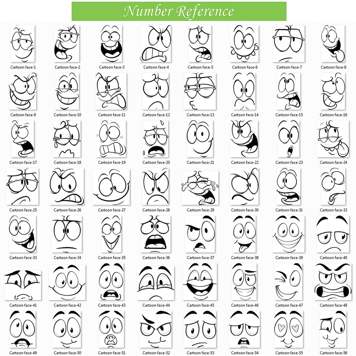 Emotion Faces Clipart, Emoji Faces, Cartoon Faces Svg, Feeling Clip Art ...
