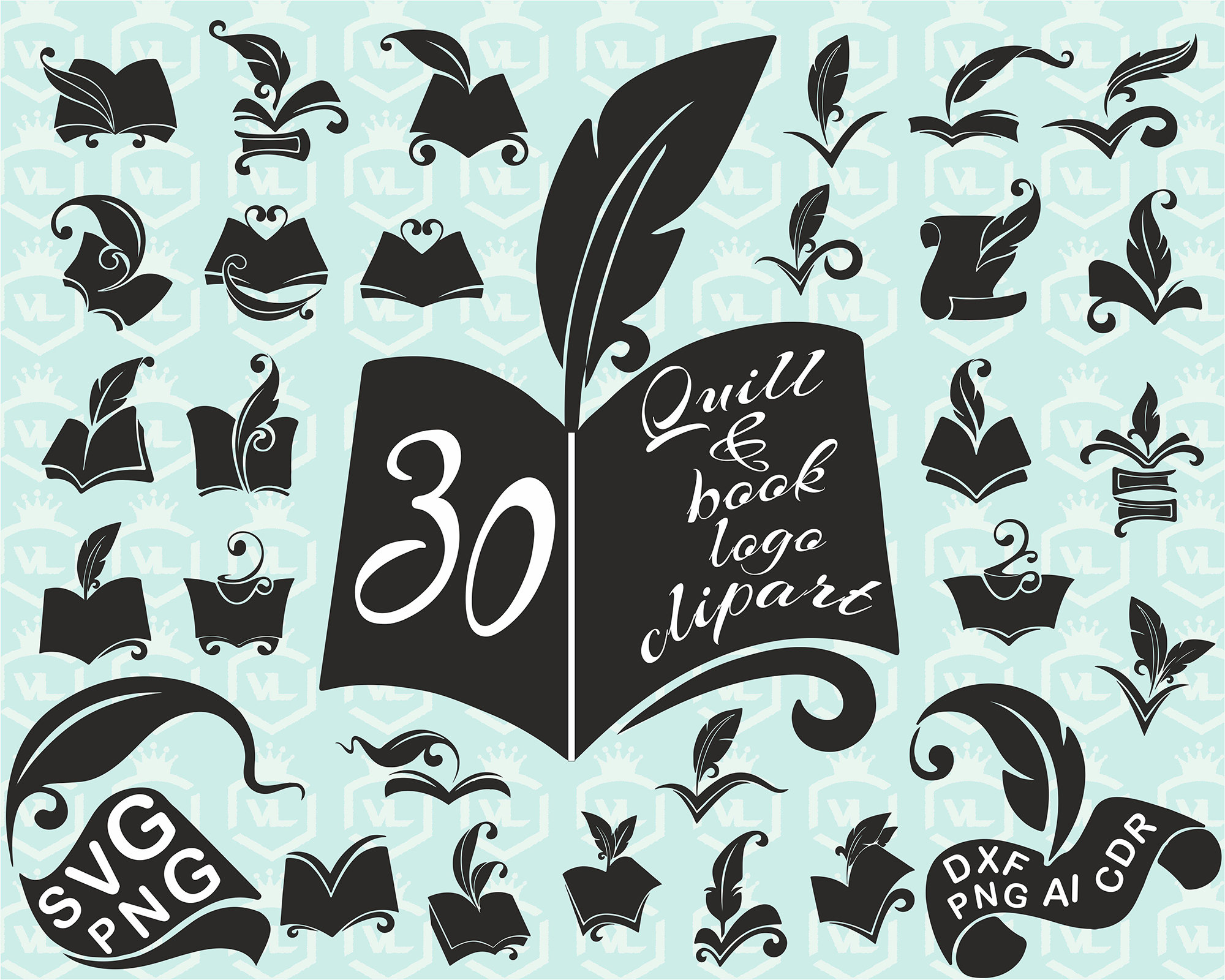 Book Design SVG Doodle Hand Drawn Cartoon Book Svg PNG DXF - Etsy