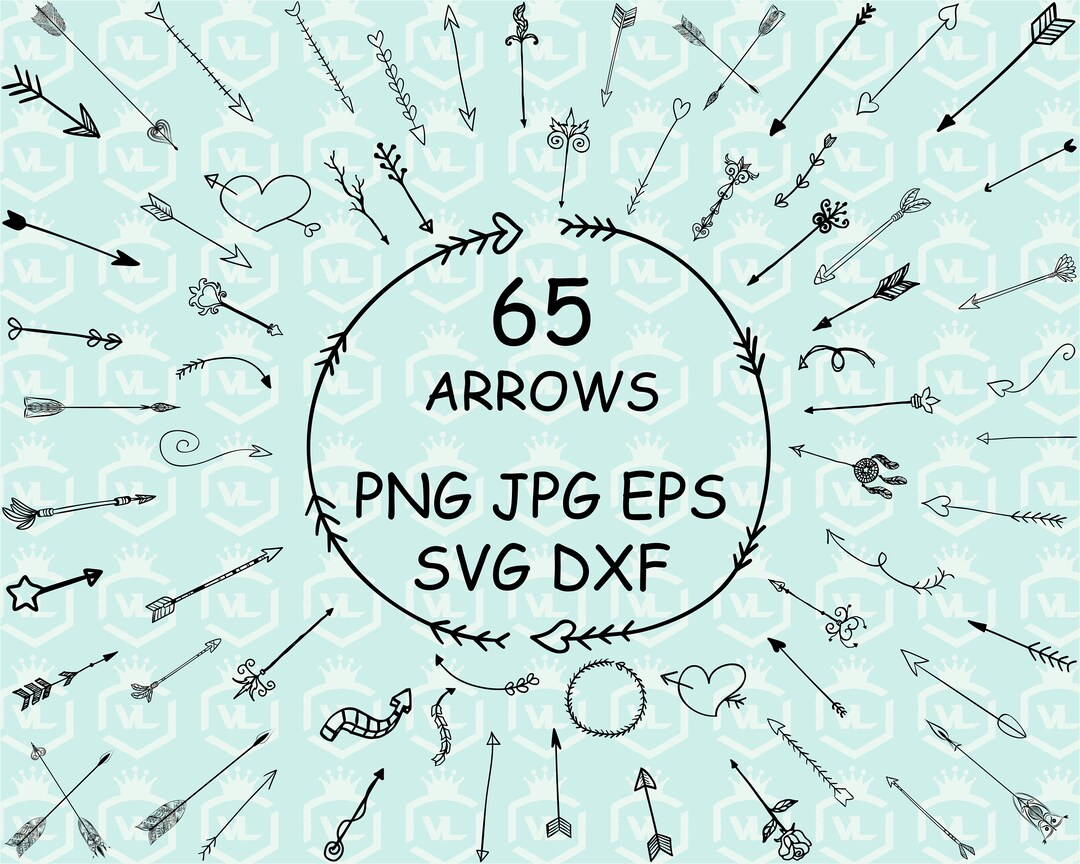 Arrows Clipart, Digital Arrow Clipart - Etsy
