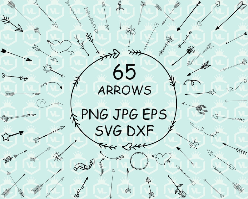 Arrows Clipart Digital Arrow Clipart - Etsy