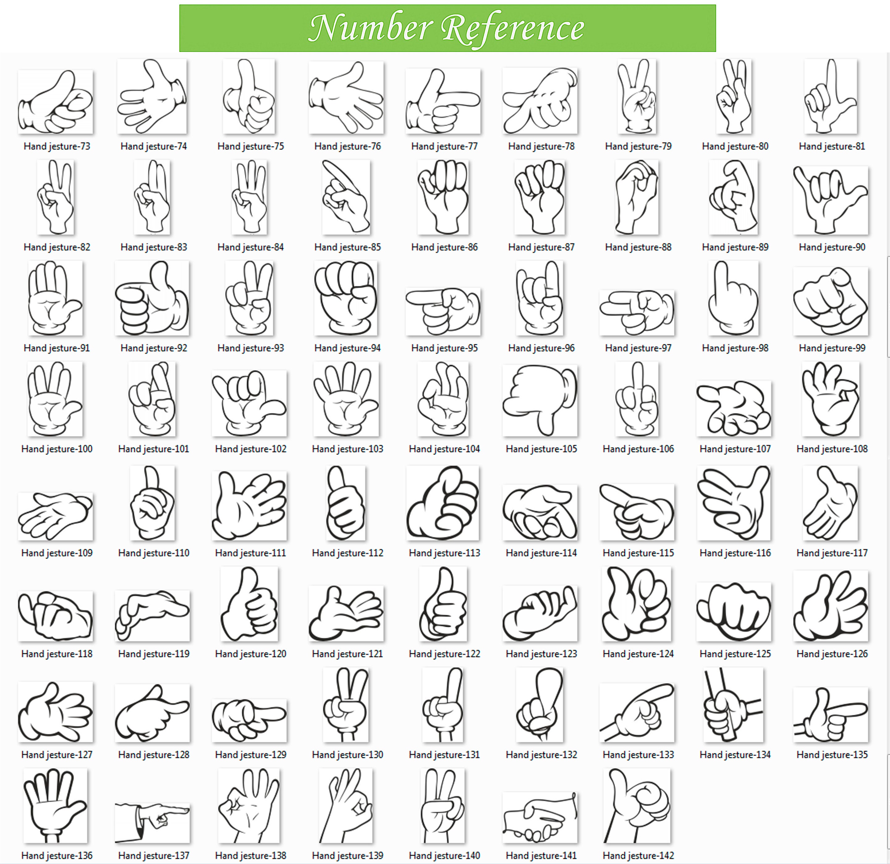 Outline Hand Gesture Clipart, Doodle Hand Drawn Cartoon Hand, SVG PNG ...
