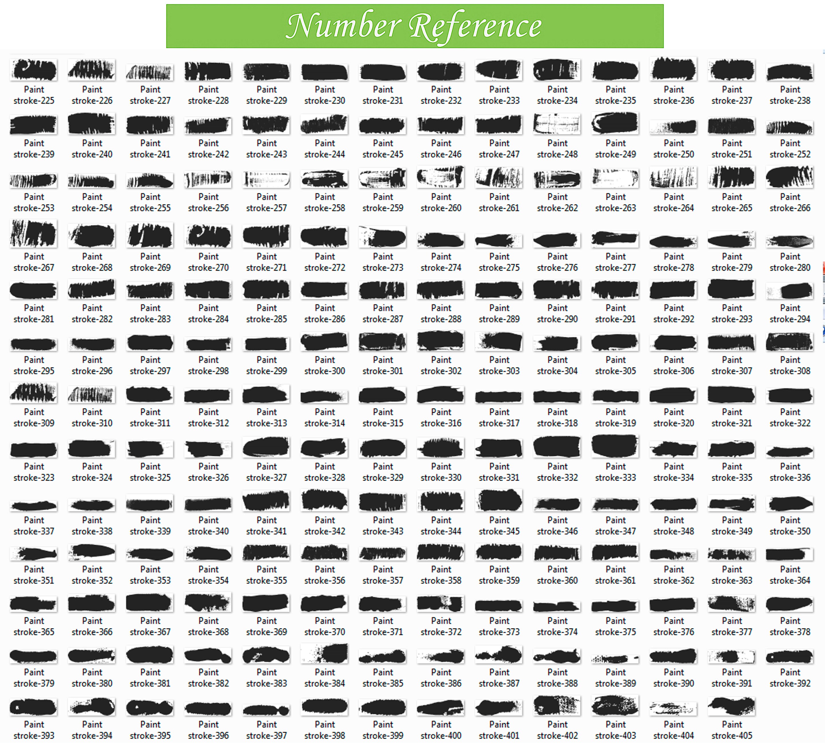 Paint Brush Strokes Brushes for Photoshop and Illustrator - Etsy