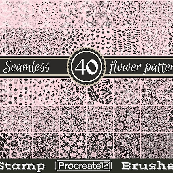 Wallpaper Flower Stamp - Etsy