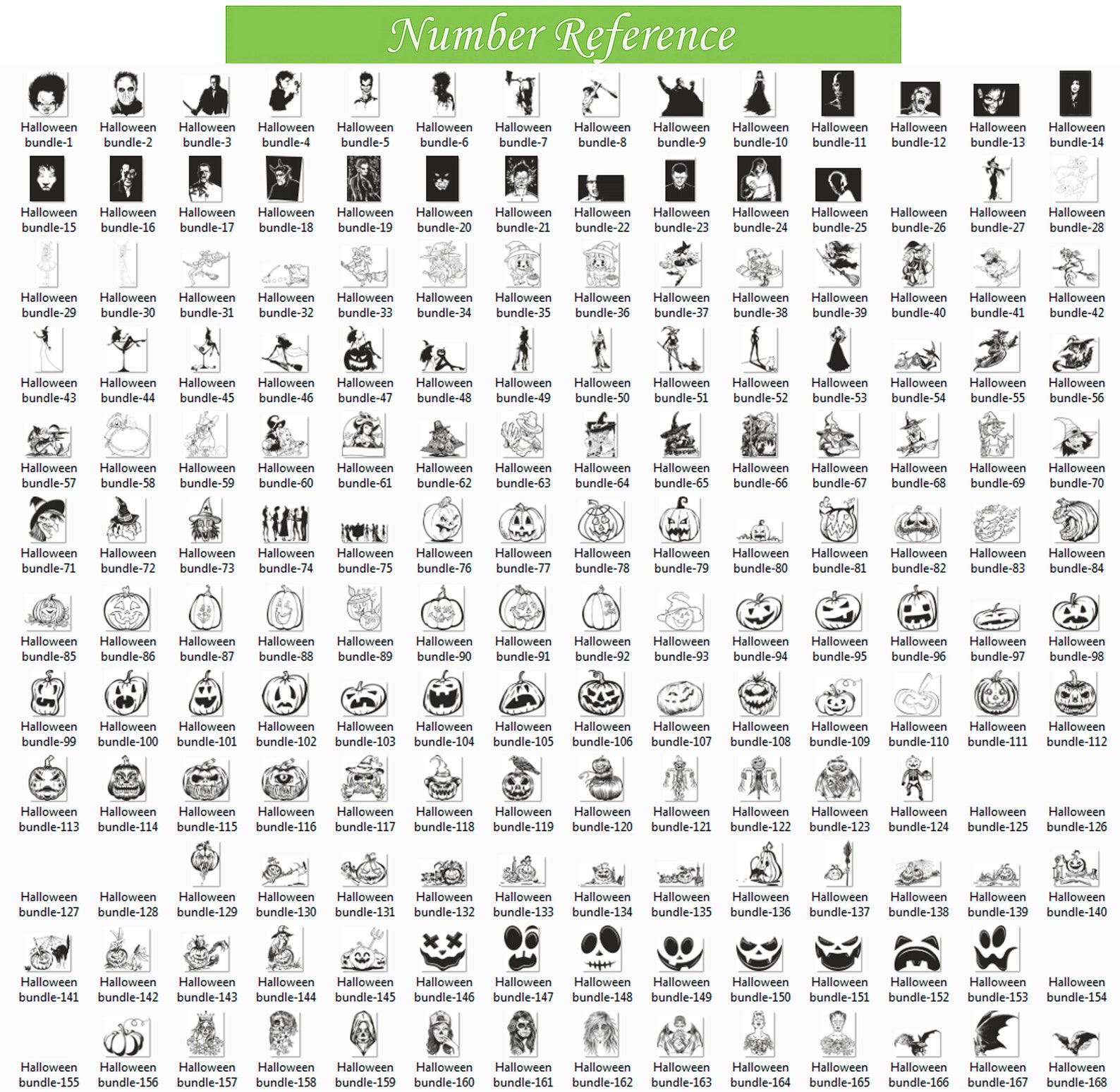 Halloween Procreate Stamp Brushes, Ghosts Pumpkins Bats Ghost Houses ...