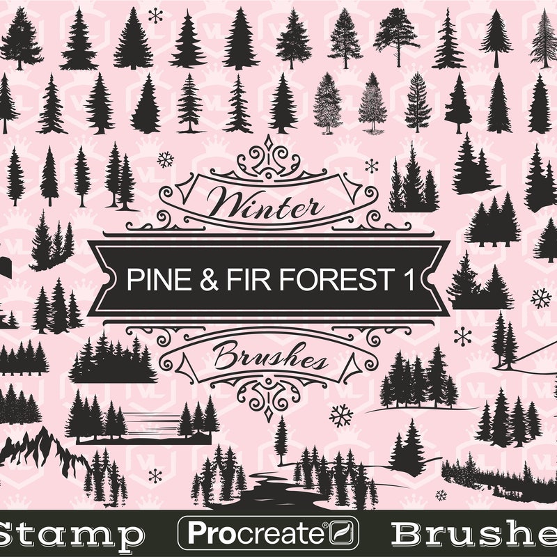 Pine Tree Stamp - Etsy