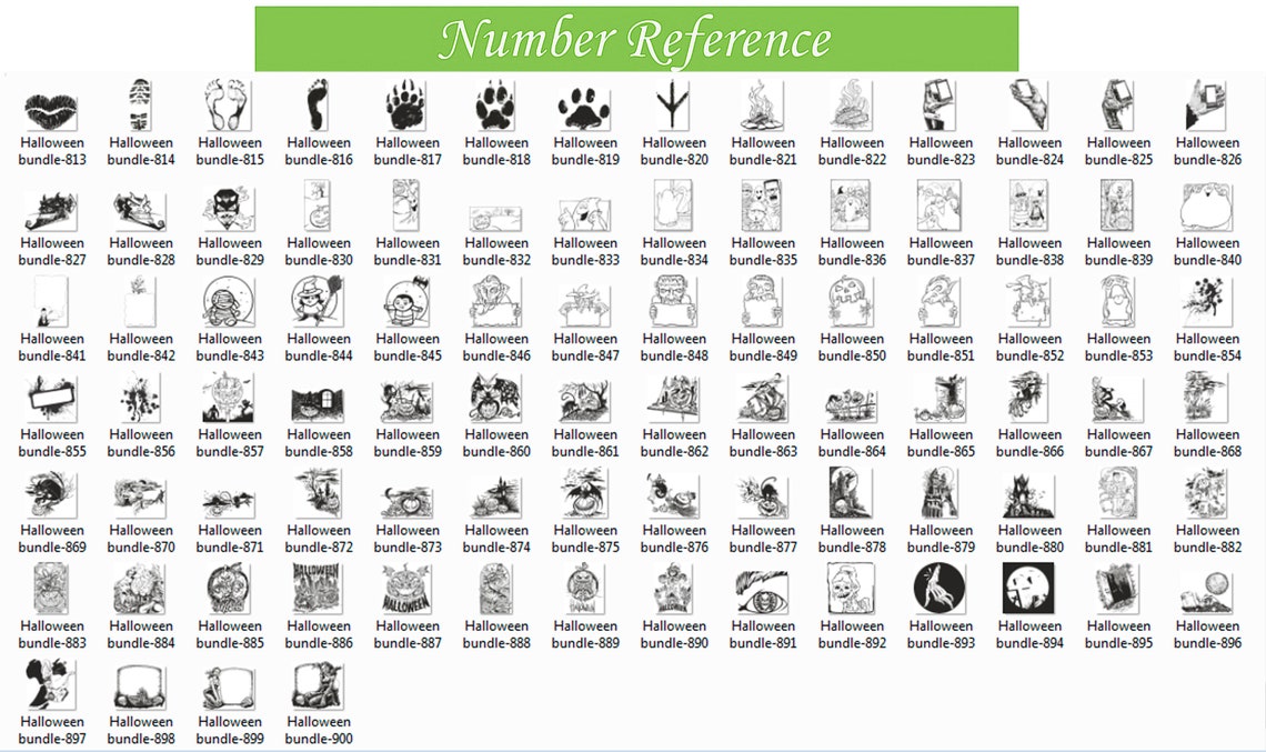 Halloween Procreate Stamp Brushes Ghosts Pumpkins Bats Ghost - Etsy