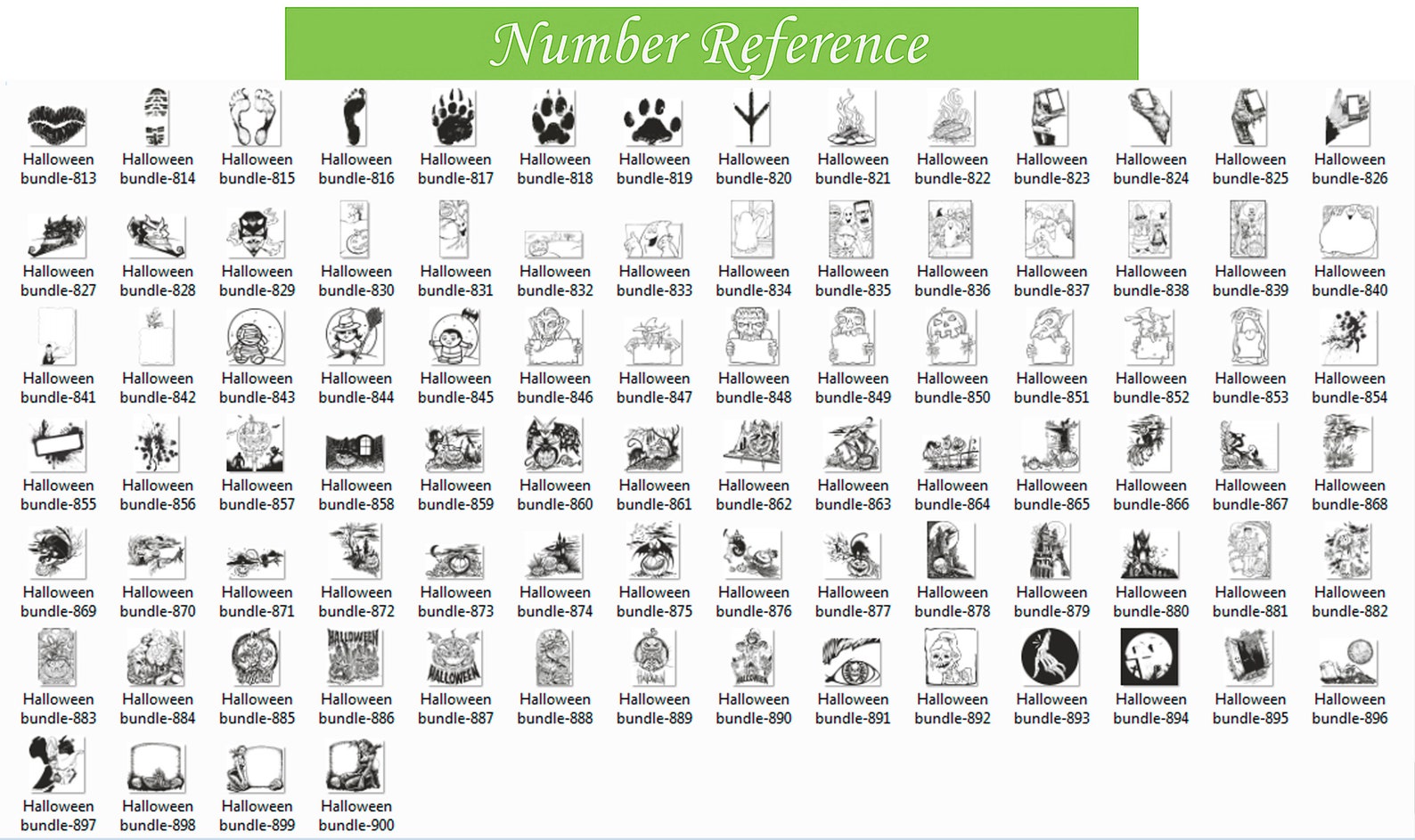 Halloween Procreate Stamp Brushes, Ghosts Pumpkins Bats Ghost Houses ...