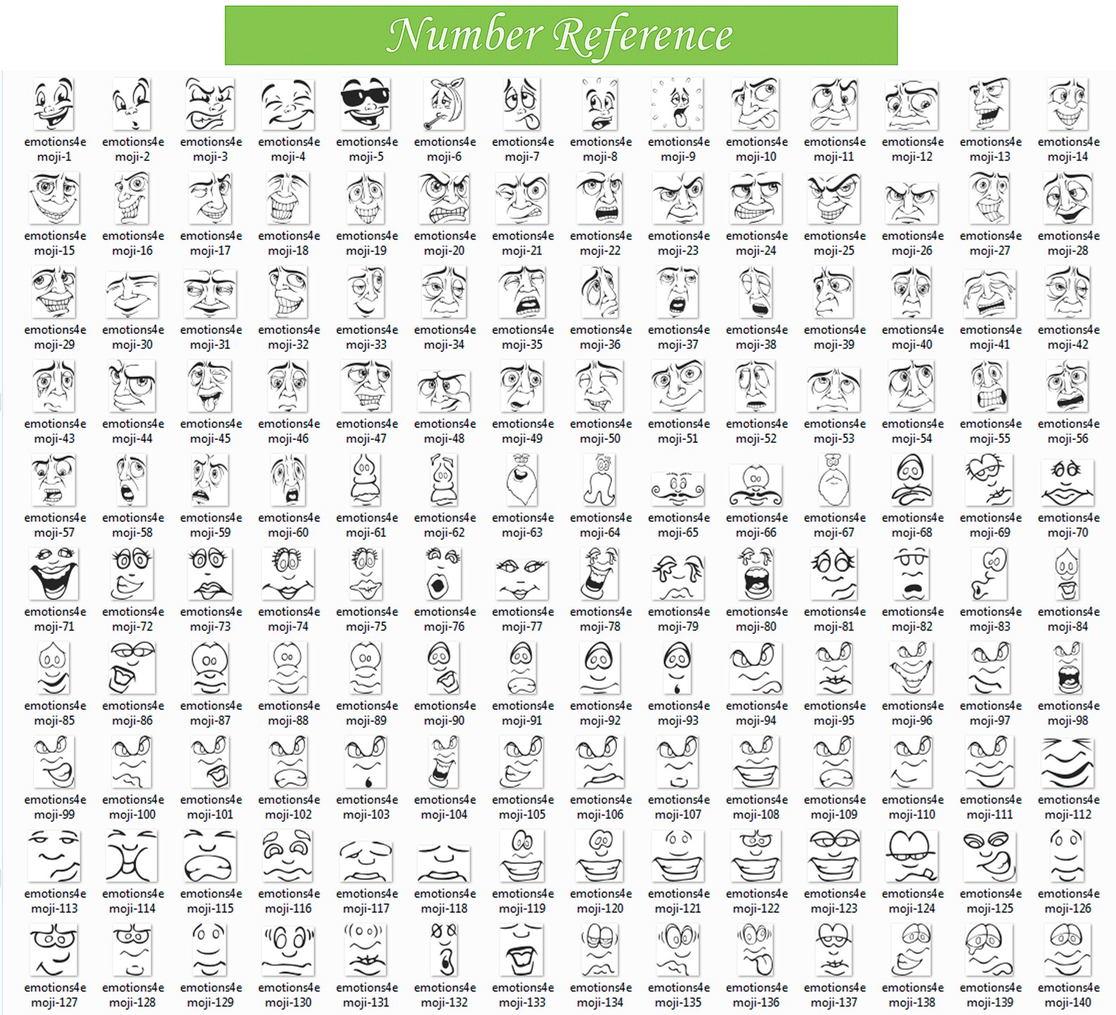 Emotion Faces Clipart Emoji Faces Cartoon Faces Svg Feeling - Etsy ...