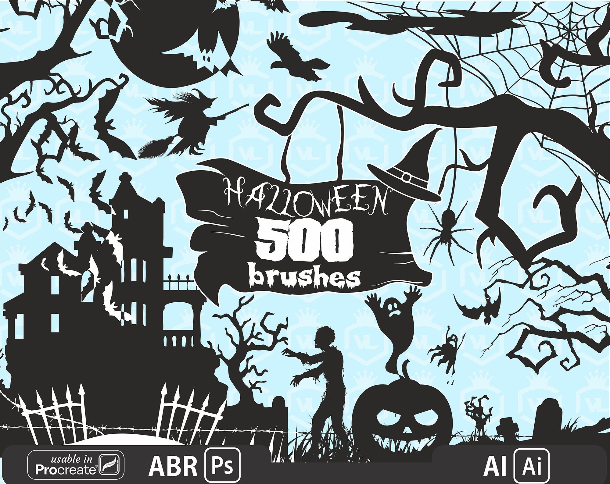 Spooky Photoshop Brushes