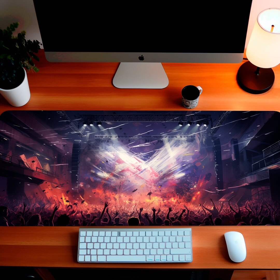 Shibuya J-rock Concert Desk Mat Anime Musicians Live Show Mouse Pad Fan ...