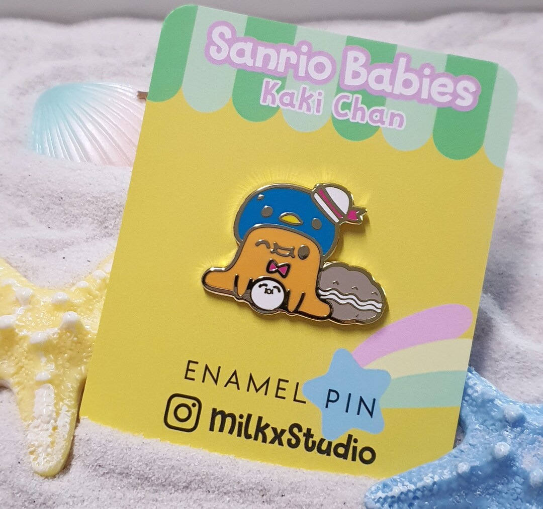 Kaki Chan Oyster X Tuxedo Sam Babies Enamel Pin - Etsy