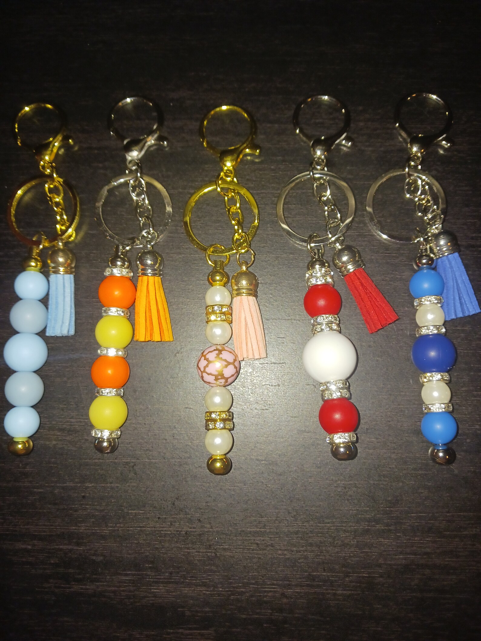 Bead Rod Keychains - Etsy