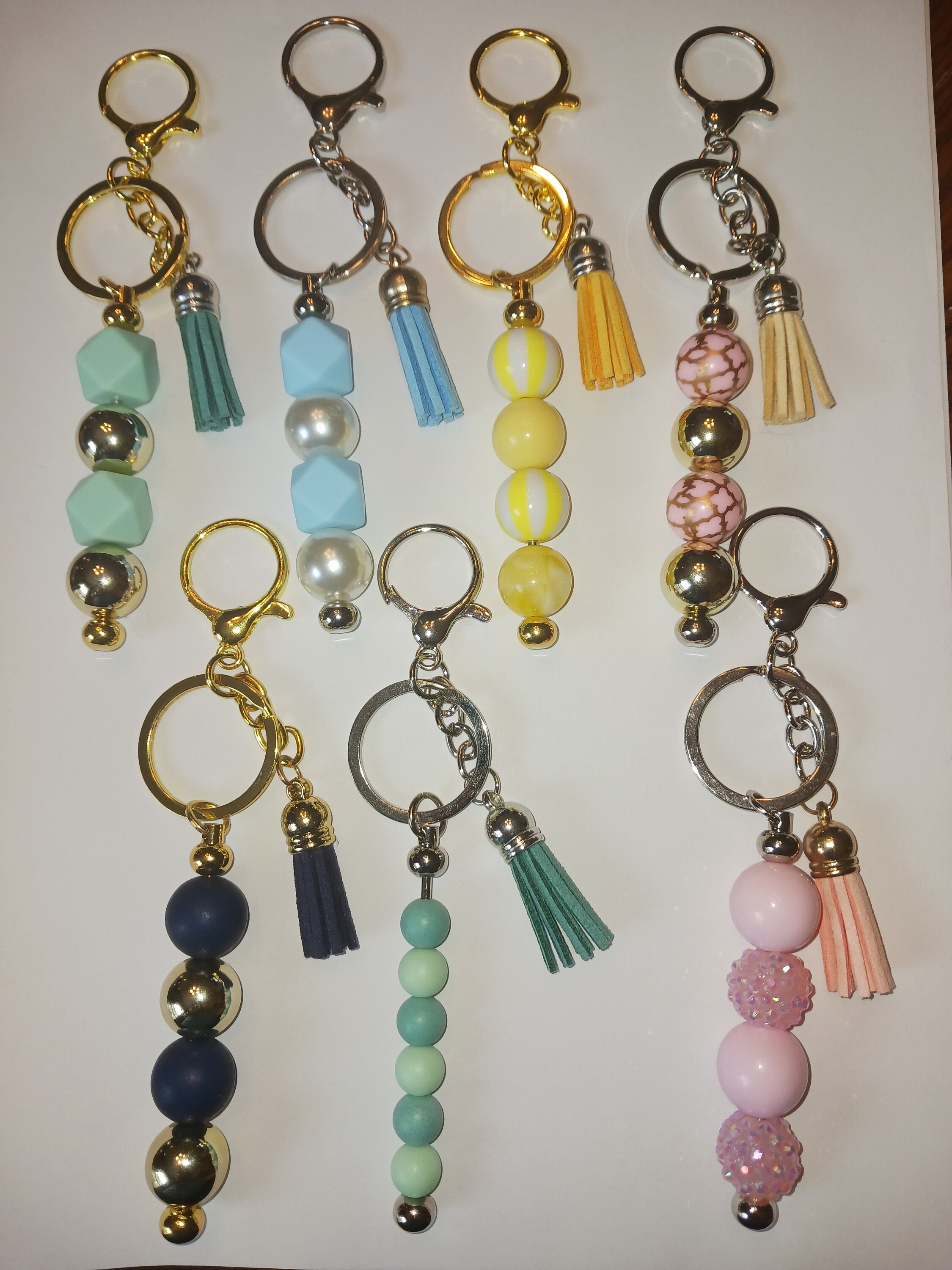 Bead Rod Keychains - Etsy