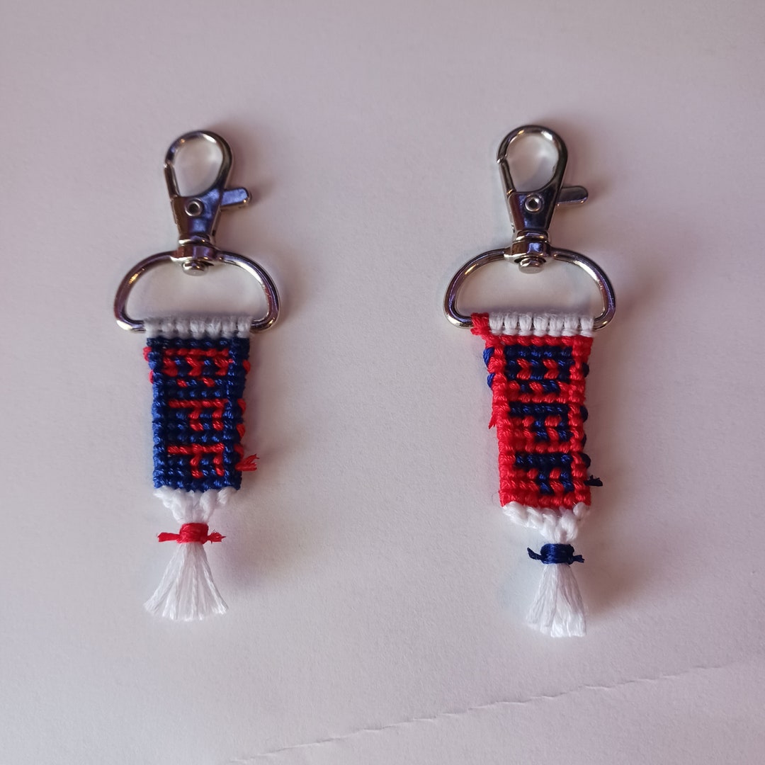 Custom Valentine's Day Set of BFF Alpha Keychains - Etsy