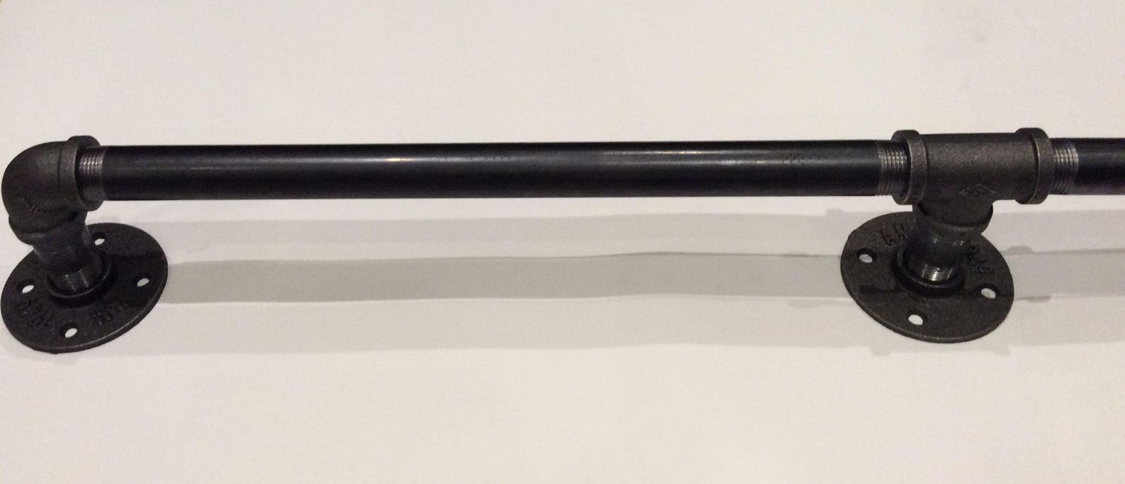 Curtain Rail Curtain Pole Industrial Curtain Pole - Etsy UK