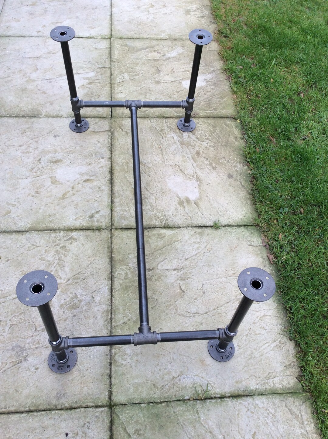 Galvanized Iron Table Frame, Best Selling Handmade Black Industrial ...