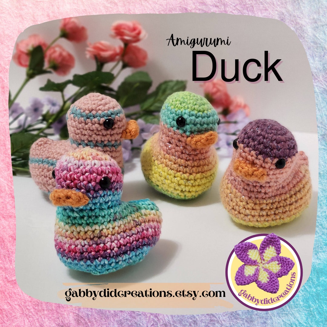 Rubber Duck Amigurumi, Cruise Duck, Jeep Duck, Handmade, Multicolor ...