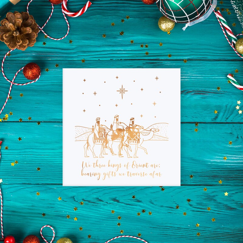 Three Kings Card - Etsy