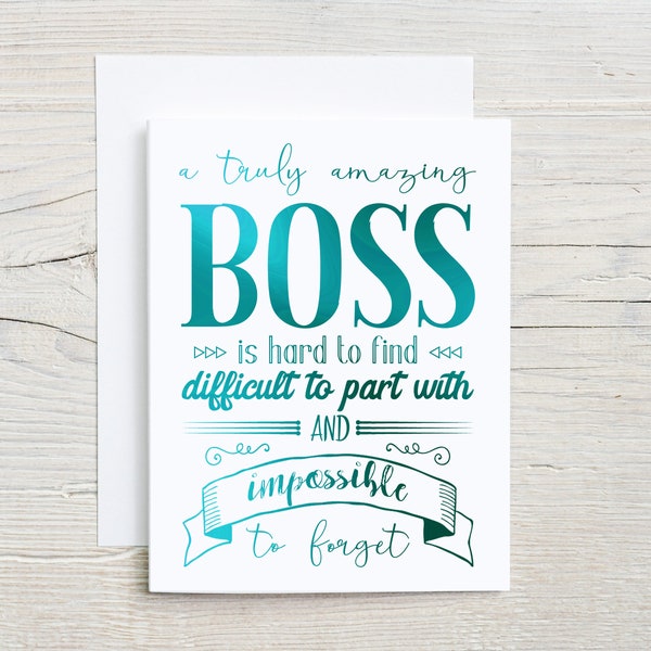 Thank You Boss - Etsy