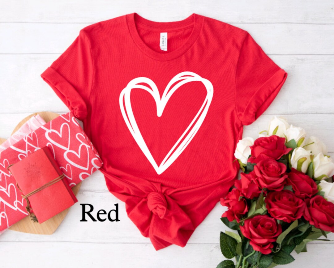 Heart Valentine's Day Shirt! Heart Shirt! Valentine's Day Shirt ...