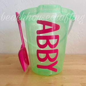 Personalized Beach Bucket 7in! Personalized Sand Pail! Personalized ...
