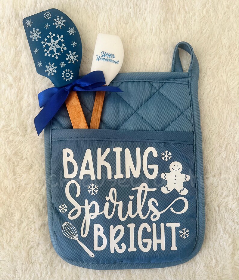 Christmas Potholder Spatula Set! Christmas Potholder Gift Set ...