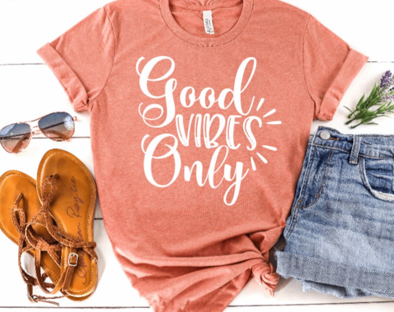 Good Vibes Only T-shirt Good Vibes Only Shirt Inspirational - Etsy Good Vibes Only T-shirt Good Vibes Only Shirt Inspirational - Etsy