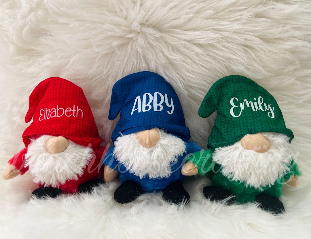 Personalized Christmas Gnome! Personalized Christmas Gnome Plush ...