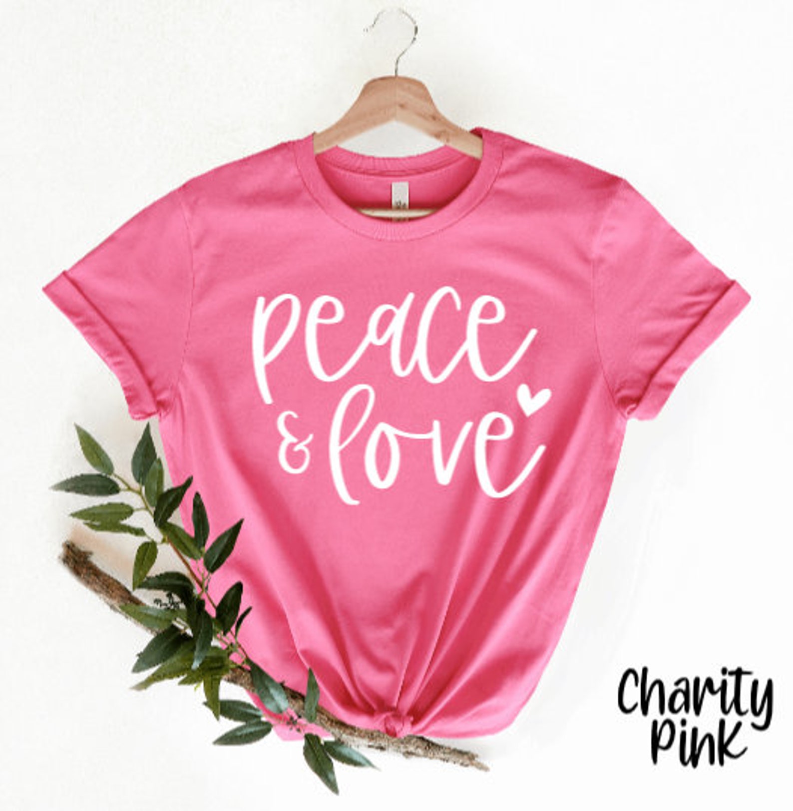 Peace & Love Shirt Peace and Love T-shirt Peace Shirt Love - Etsy