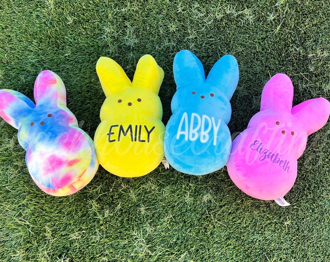 Personalized 10in Easter Peep Plush! Easter Peep Plush! Easter Bunny ...