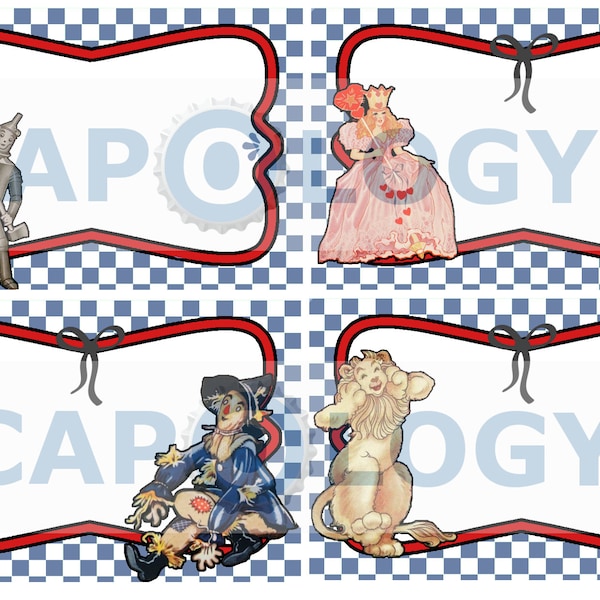 Wizard of Oz Labels - Etsy