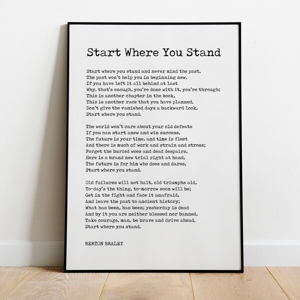 Start Where You Are - Etsy