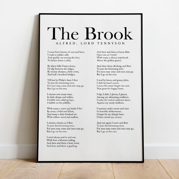 Lord Alfred Tennyson Poster - Etsy