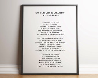 The Lake of Innisfree - Etsy