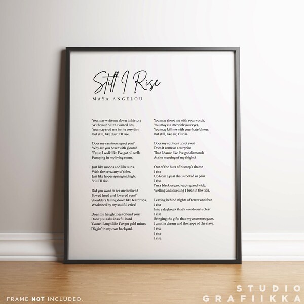 Maya Angelou - Etsy