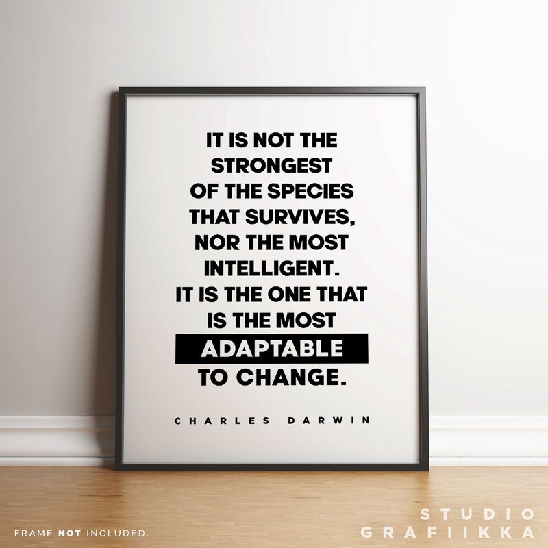 Adaptability Poster - Etsy