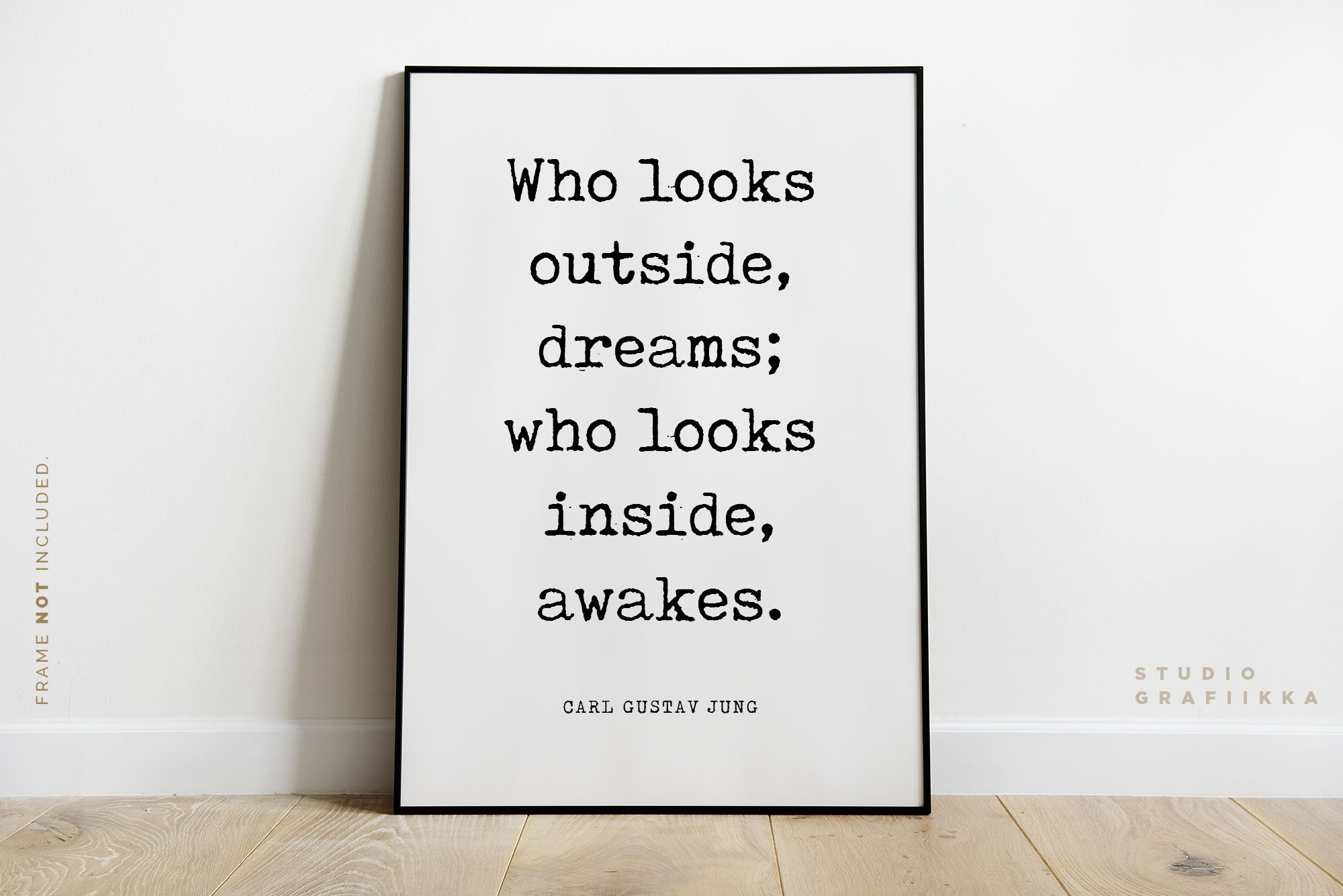 Who Looks Outside Dreams, Who Looks Inside Awakes Carl Jung Quote ...