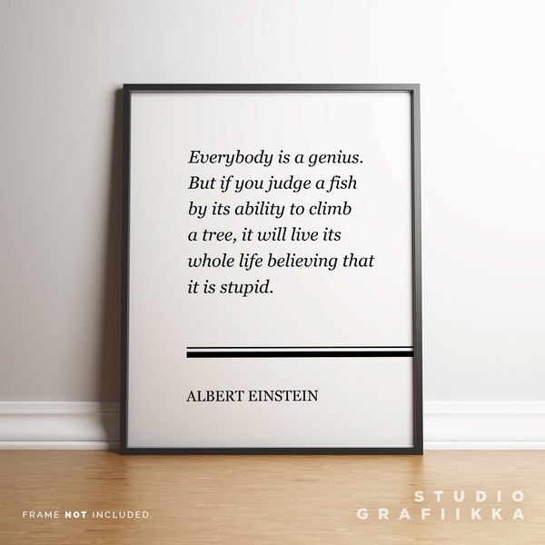 Einstein Quote - Etsy