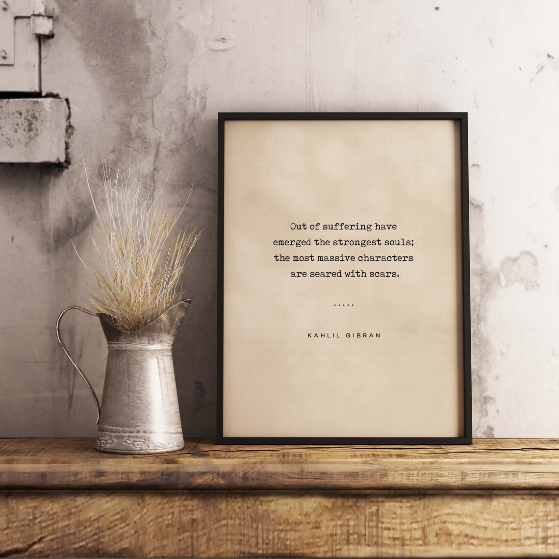 Kahlil Gibran Quote UNFRAMED Poster Typewriter Print - Etsy