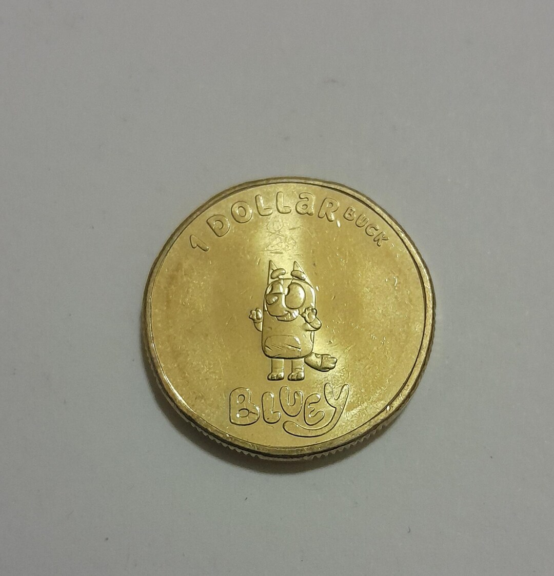2024 Bluey Buck One Dollar Coin. - Etsy