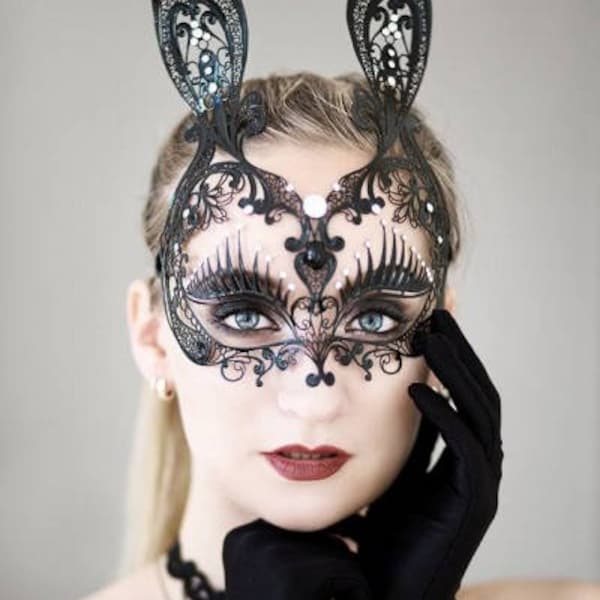 Bunny Mask - Etsy
