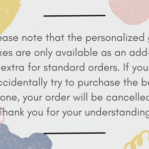 Personalized Gift Box Add On - Etsy