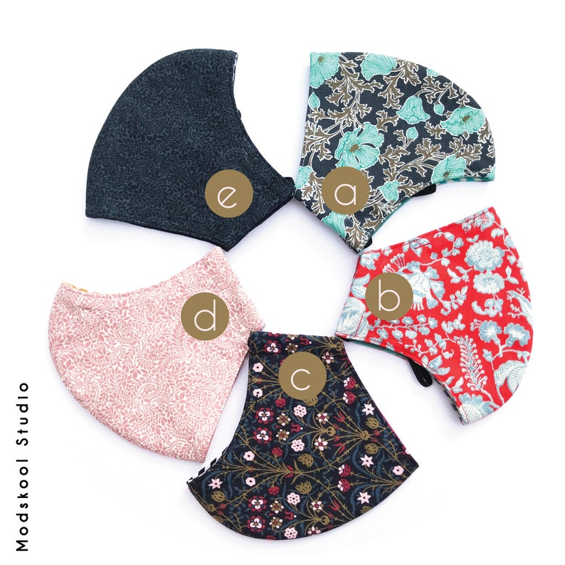 Liberty Face Mask 3ply OR 4ply With Nose Wire Filter Pocket - Etsy